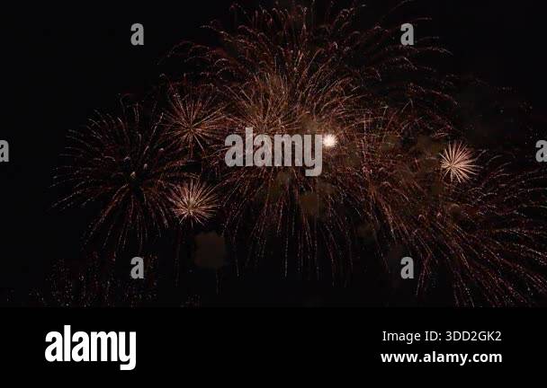 Fireworks Explosion Spectacle in Sheffield Stock Video Footage - Alamy
