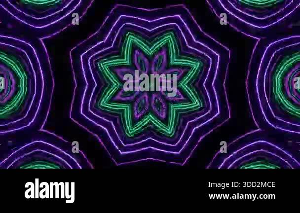 abstract colorful mandala background view Stock Video Footage - Alamy