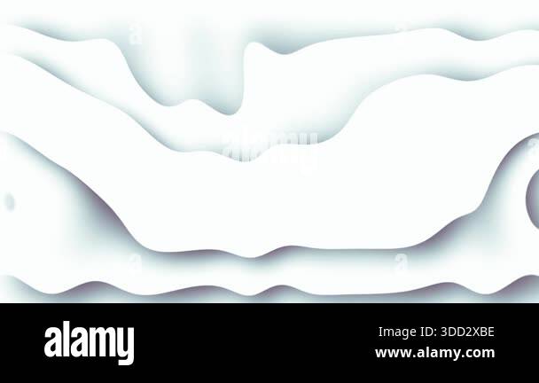 Elegant abstract background with wavy white layers and subtle shadows ...