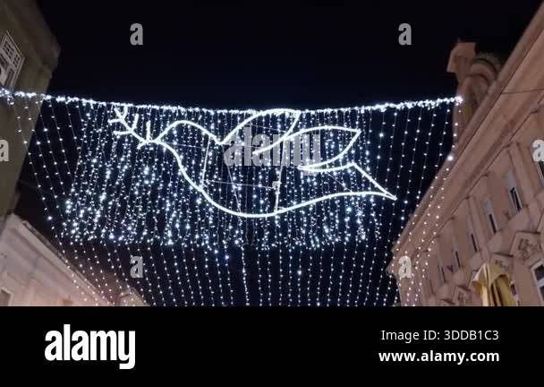 Dove of Peace Decoration Footage. Beautiful Dove of Peace decoration ...