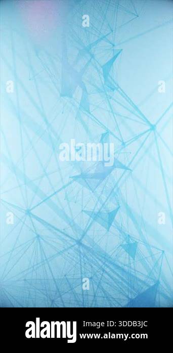 Blue lines and shapes morph and connect Stock Video Footage - Alamy