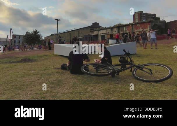 Montevideo, Uruguay: December 20 2025: Video on a sunny spring ...