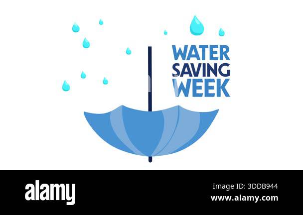 water saving week for better water storage Stock Video Footage - Alamy