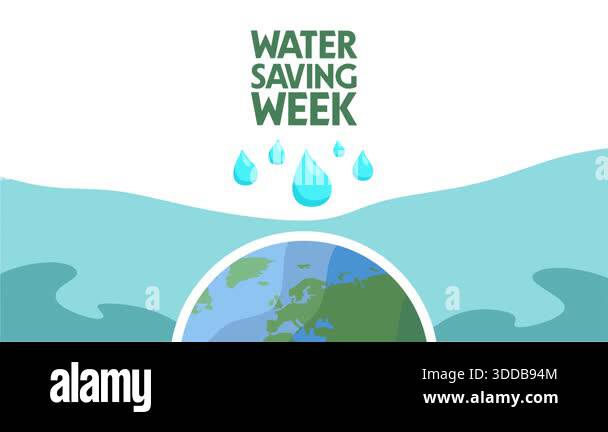 water saving week for better water storage Stock Video Footage - Alamy