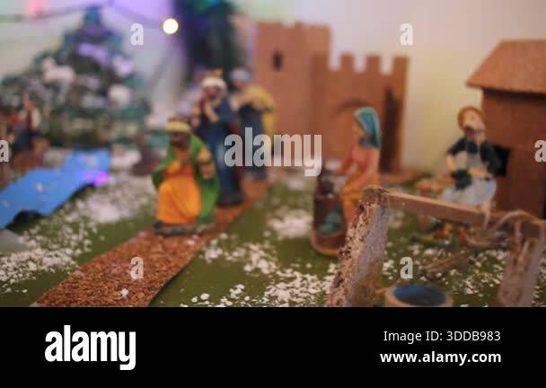 the tradition of setting up the Nativity scene at home for Christmas ...