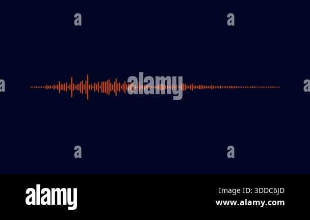 music sound wave sound equalizer wave vector illustration Stock Video ...