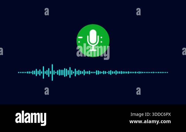 sound wave icon vector design Stock Video Footage - Alamy