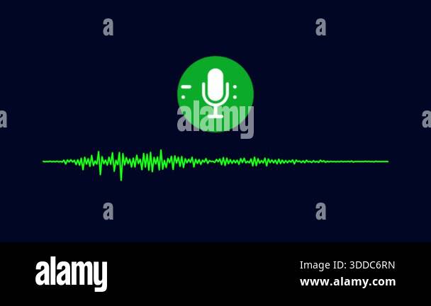voice microphone icon vector illustration design Stock Video Footage ...