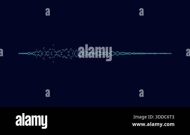 abstract wave dots background. vector digital wave Stock Video Footage ...