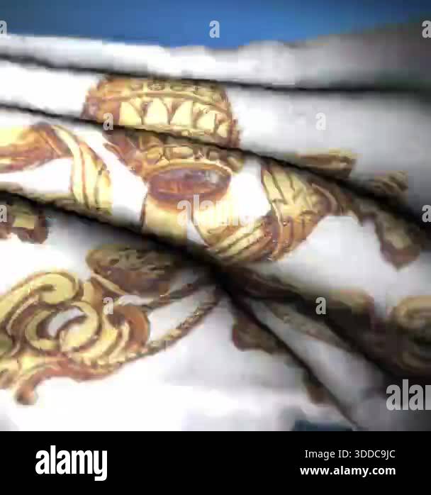 Vatican Flag Motion Background Square Aspect Ratio Stock Video Footage ...