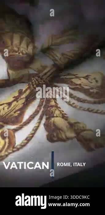 Vatican City Flag Waving Vertical Video with Text OverlayHoly See Flag ...