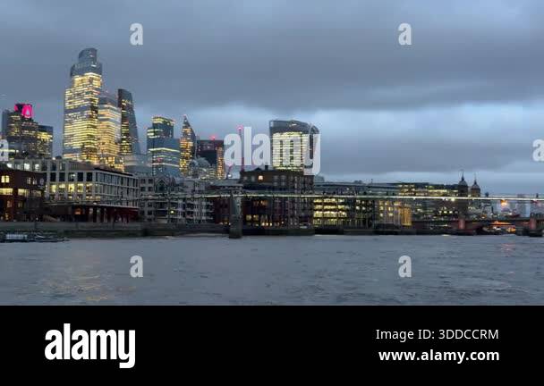 Iconic london bridges at night Stock Videos & Footage - HD and 4K Video ...