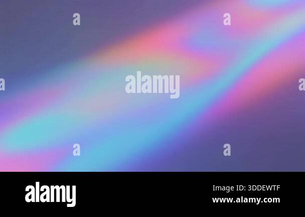 Abstract soft subtle iridescent or holographic light leak moving ...