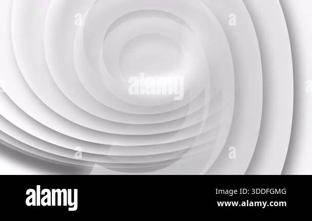 Abstract 10 to 0 countdown animation with layered paper style numbers ...