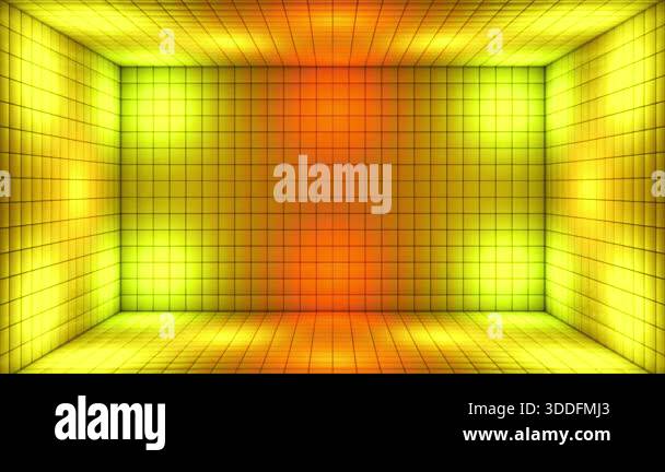 Broadcast Hi-Tech Alternate Blinking Illuminated Cubes Room Stage ...