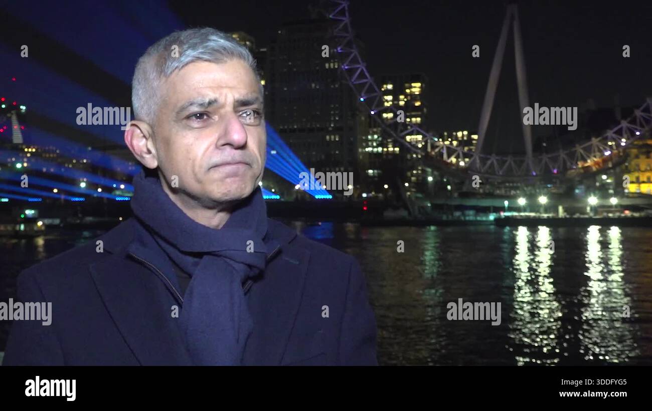 New Year's celebrations in London will be the best ever says Sadiq Khan ...
