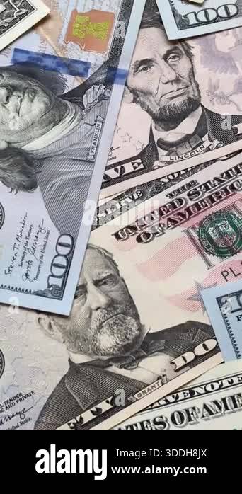 Cash, US dollar currency, financial and business flows. US dollar cash ...