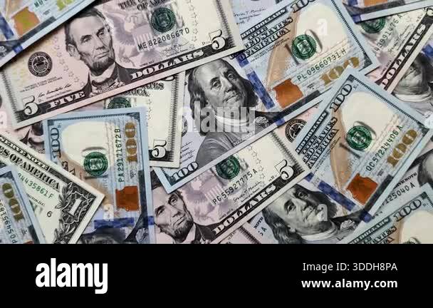 Cash, US dollar currency, financial and business flows. US dollar cash ...