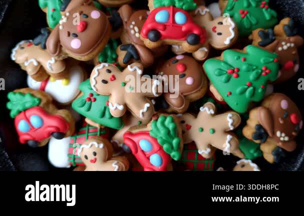 Gingerbread, Christmas cookies, and ornamental holiday baked goods ...