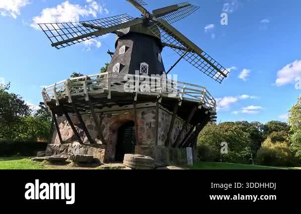 Slottsmllan the historical Dutch style smock windmill built in 1851 ...