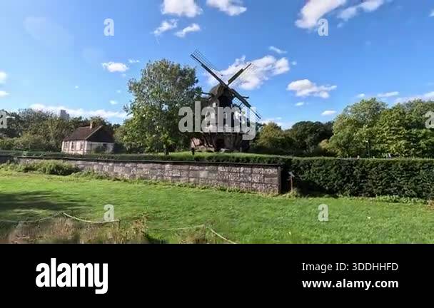 Slottsmllan the historical Dutch style smock windmill built in 1851 ...