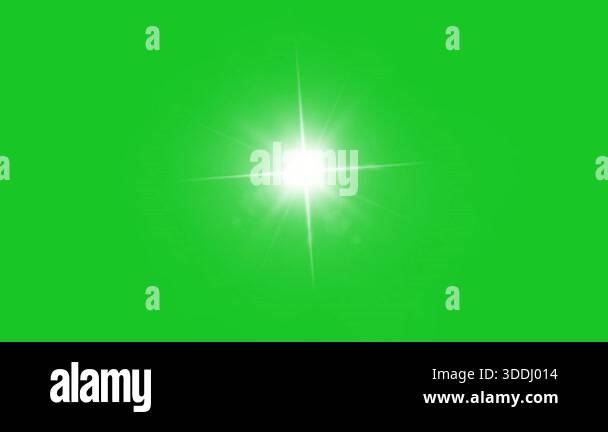 Glowing star motion graphics with green screen background Stock Video ...
