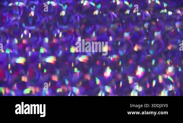 Glow rainbow. Colorful light. Defocused purple green pink round ...