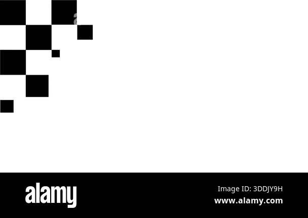 Slow checkered background pattern animation black and white check board ...