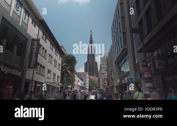 July 21, 2024. Ulm, Germany. Ulm Minster or Cathedral of Ulm city ...