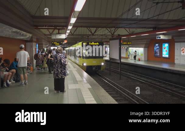 July 20, 2024. Stuttgard, Germany. Stadtbahn Stuttgart. Stuttgarter ...