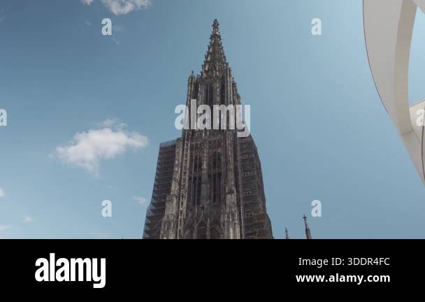 July 21, 2024. Ulm, Germany. Ulm Minster or Cathedral of Ulm city ...