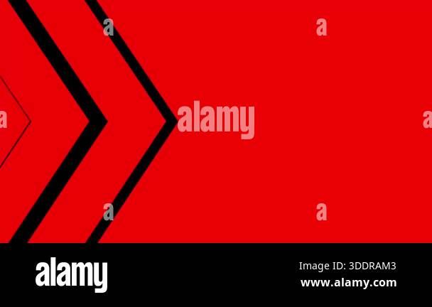 Dynamic red and black chevron arrow transition animation background for ...