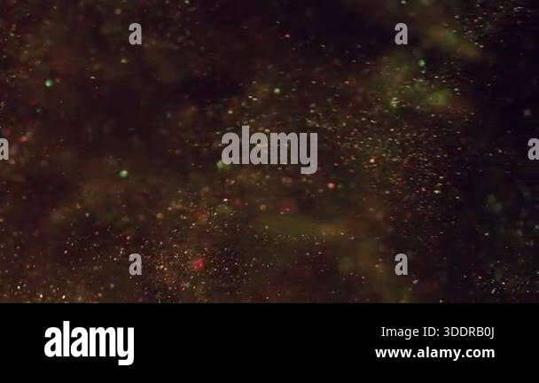 Blur circles. Glitter light. Defocused yellow color optical shiny ...