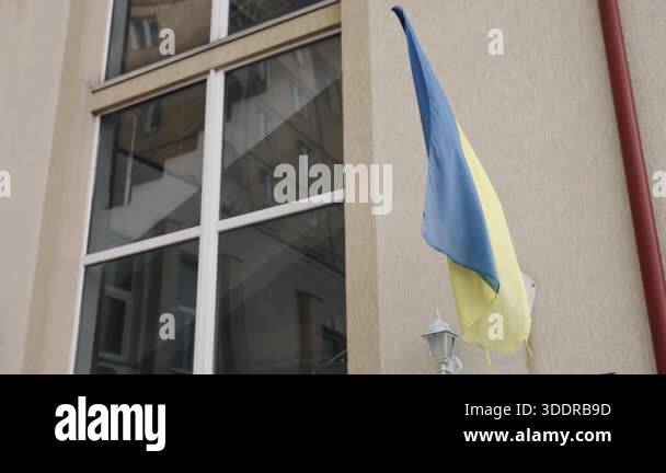 national flag, democracy symbol, peace symbol. Blue and yellow ...