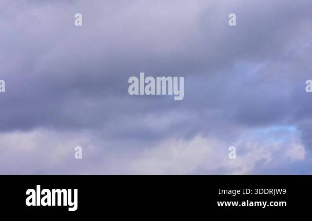 Cumulus clouds background time lapse in winter Stock Video Footage - Alamy
