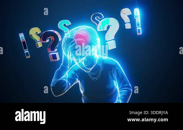 Conceptual 3D animation of an old woman losing control due to a ...