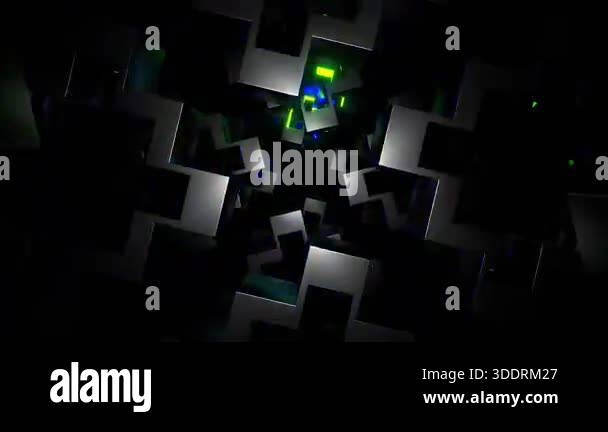 Exciting VJ loop on an abstract background with smooth flowing images ...