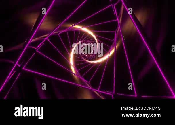 Exciting VJ loop on an abstract background with smooth flowing images ...