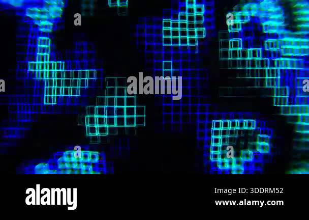 Exciting VJ loop on an abstract background with smooth flowing images ...