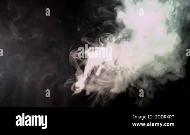 Dark Fog Smoke Background with Soft Swirls and Copy Space Stock Video ...
