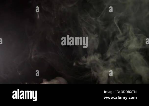 Dark Fog Smoke Background with Soft Swirls and Copy Space Stock Video ...