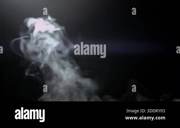 Dark Fog Smoke Background with Soft Swirls and Copy Space Stock Video ...