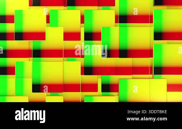 Abstract seamless looped geometric background. Transformation of ...