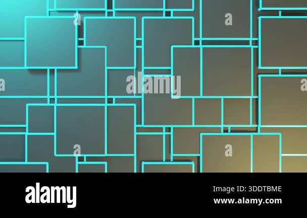 Abstract seamless looped geometric background. Transformation of ...