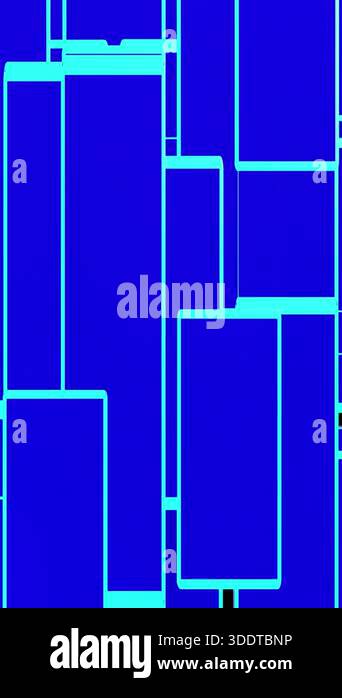 Abstract seamless looped geometric background. Transformation of ...