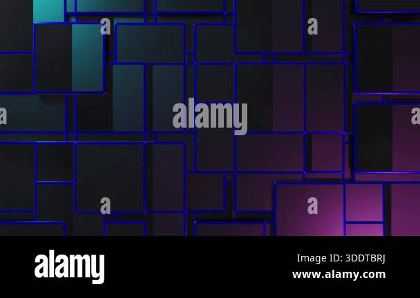 Abstract seamless looped geometric background. Transformation of ...