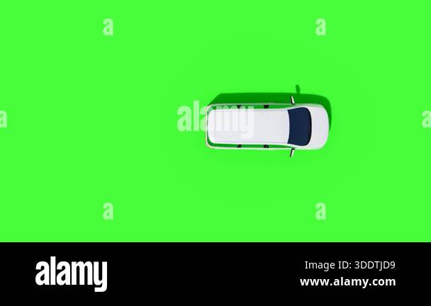 Green Screen Car Animation Vehicle Motion Stock Video Footage - Alamy