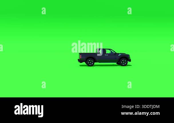 Green Screen Car Animation Vehicle Motion Stock Video Footage - Alamy