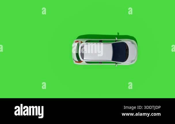 Green Screen Car Animation Vehicle Motion Stock Video Footage - Alamy