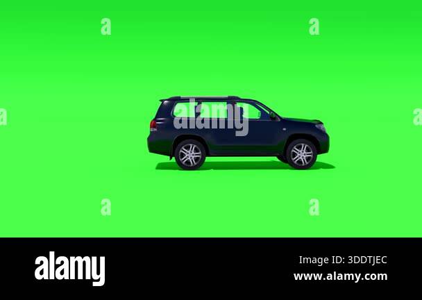 Green Screen Car Animation Vehicle Motion Stock Video Footage - Alamy